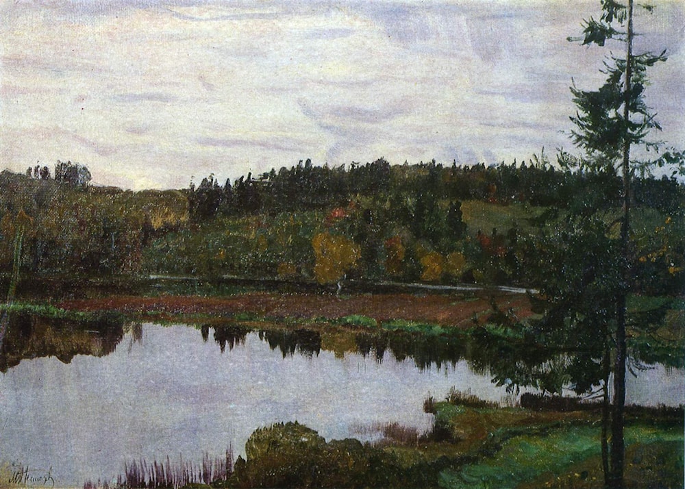Landscape by Mikhail Nesterov - Art Renewal Center
