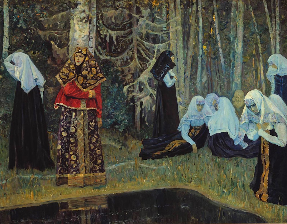 The Legend of the Invisible City of Kitezh by Mikhail Nesterov - Art ...