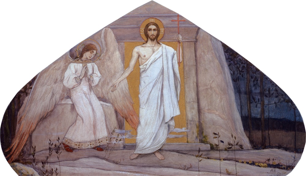 Resurrection by Mikhail Nesterov - Art Renewal Center