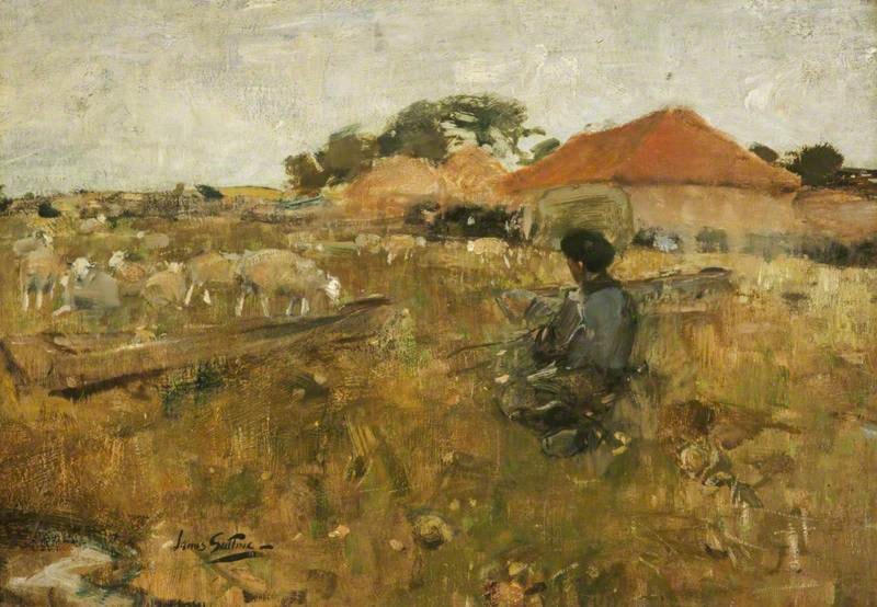 The Shepherd Boy by James Guthrie - Art Renewal Center