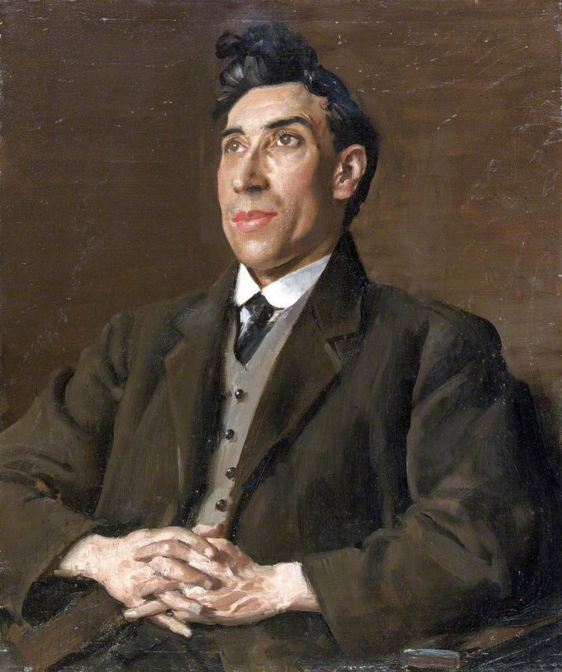 William Henry Davies (1871–1940) by Augustus Edwin John - Art Renewal ...