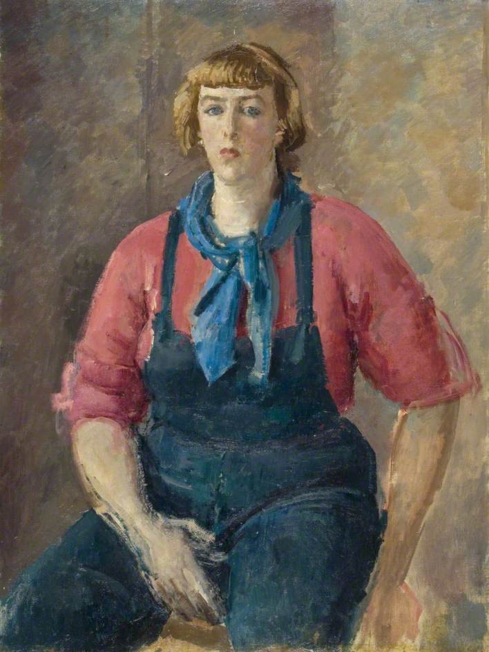 Brigit Macnamara (b.1915) by Augustus Edwin John - Art Renewal Center