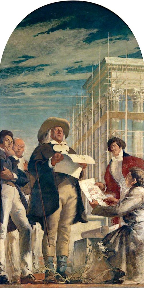 The Four Founders of University College, Lord Brougham, Jeremy Bentham ...