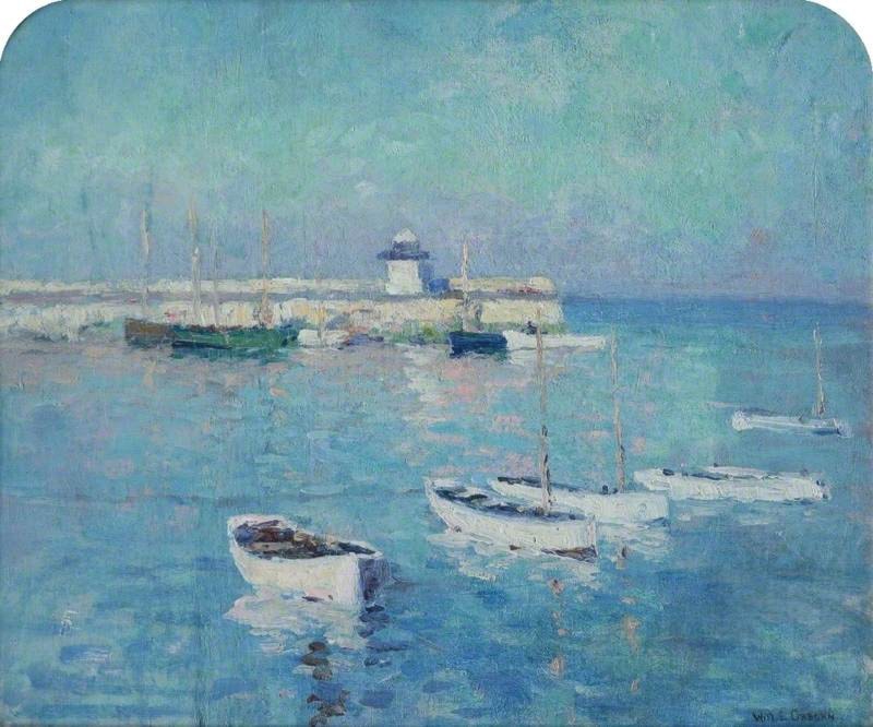 St Ives Pier by William Evelyn Osborn - Art Renewal Center
