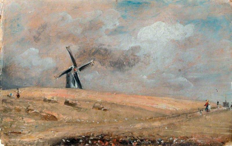 A Windmill near Brighton by John Constable - Art Renewal Center