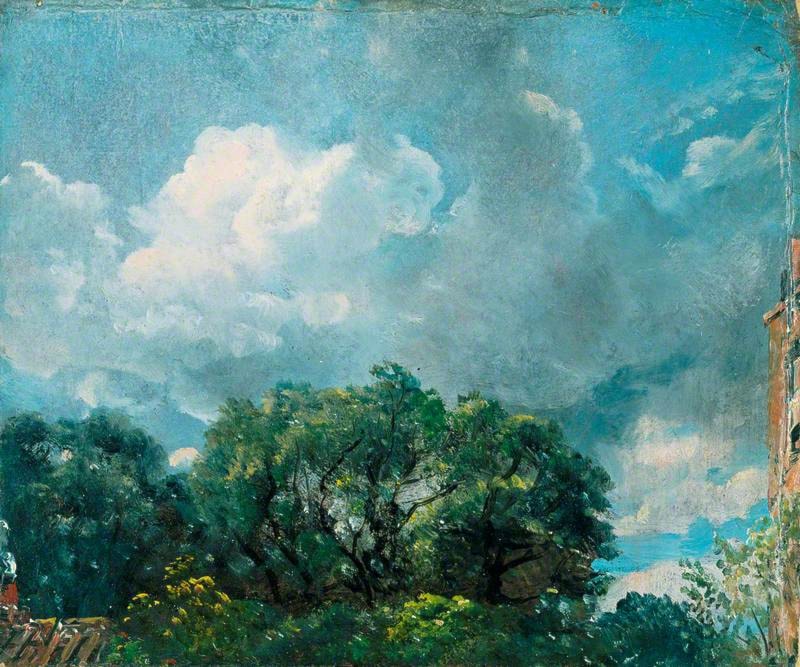Study of Sky and Trees by John Constable - Art Renewal Center