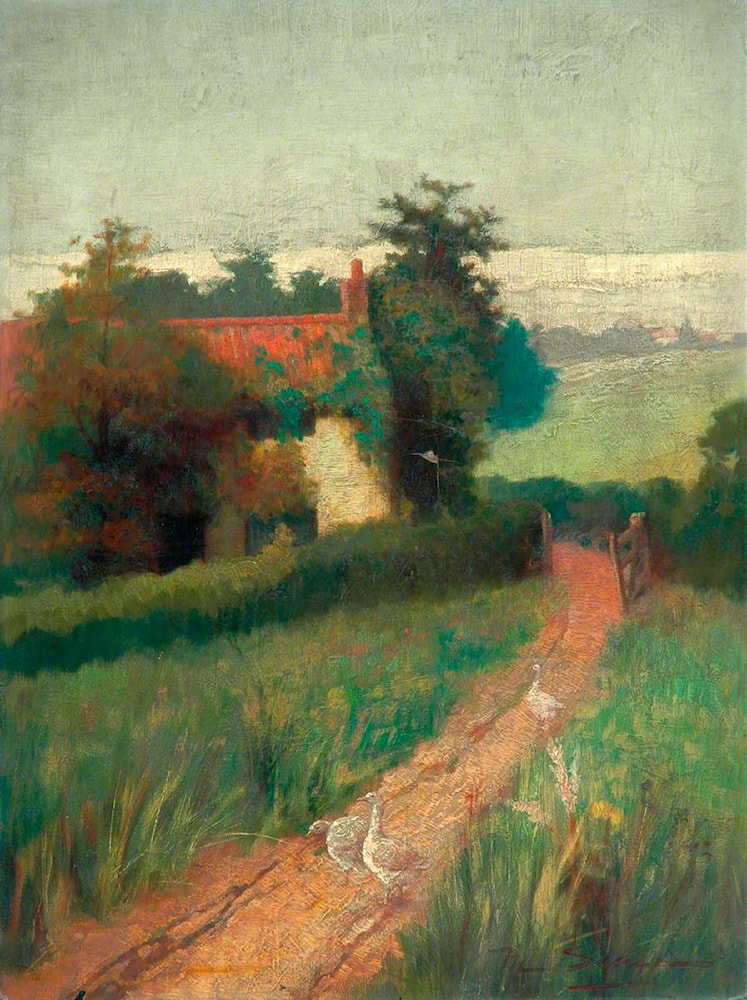 The Road to the Farm by Mark Senior - Art Renewal Center