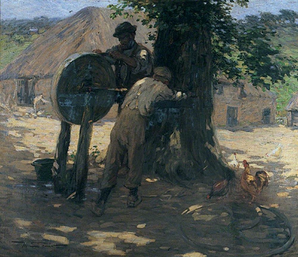 The Grindstone by Mark Senior - Art Renewal Center