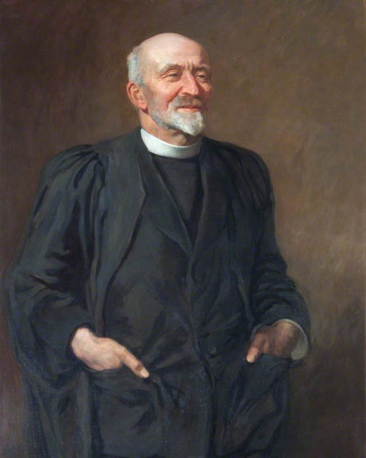 Reverend John Oman by Hugh Goldwin Riviere - Art Renewal Center