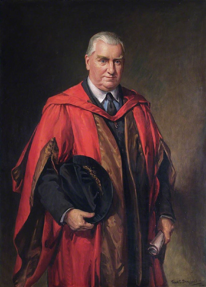 Sir Edward Denison Ross (1871–1940), SOAS Director (1916–1937) by Frank ...