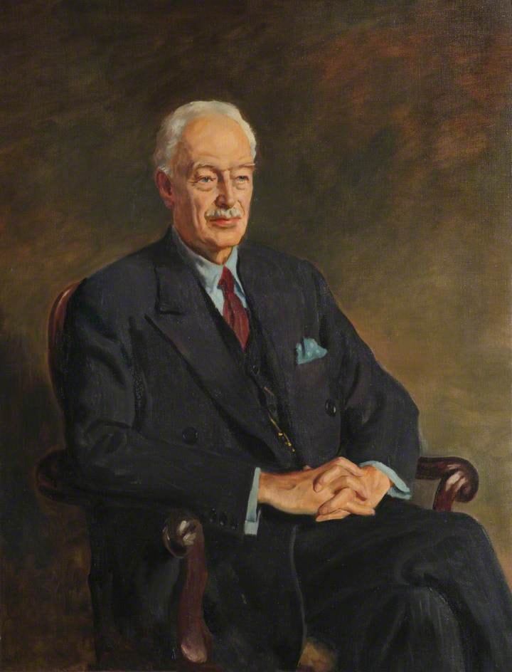 Sir Eustace Tennyson–d'Eyncourt (1868–1951) by John Leigh-Pemberton ...