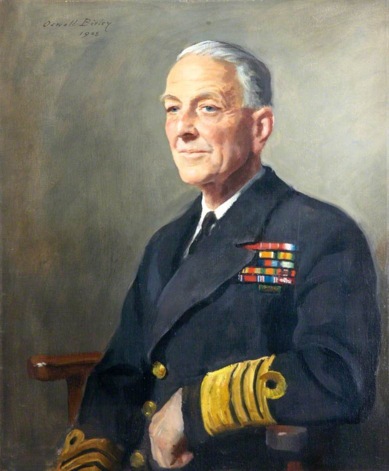 Admiral Sir Edward Neville Syfret (1889–1972), GCB, KBE by Oswald ...