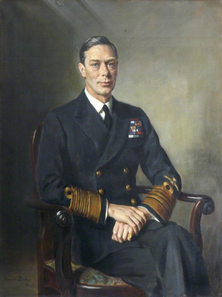 George VI (1895–1952) by Oswald Hornby Joseph Birley - Art Renewal Center
