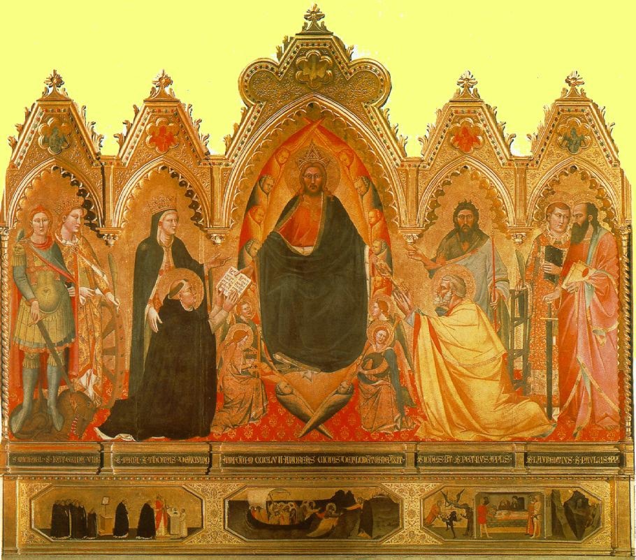 The Strozzi Altarpiece by Orcagna - Art Renewal Center