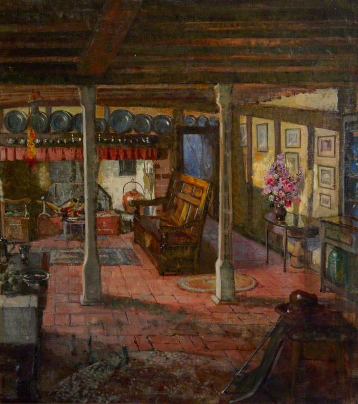 The Dining Room at Smallhythe Place by Clare Atwood - Art Renewal Center