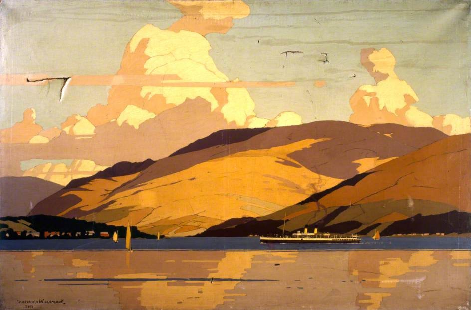 The Firth of Clyde (London, Midland and Scottish Railway poster artwork ...
