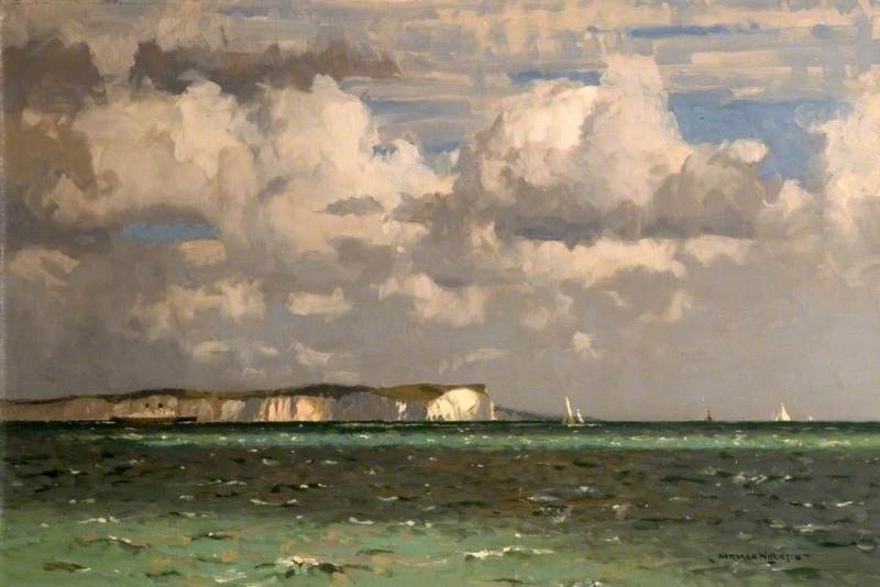 The Needles, Isle of Wight by Norman Wilkinson - Art Renewal Center