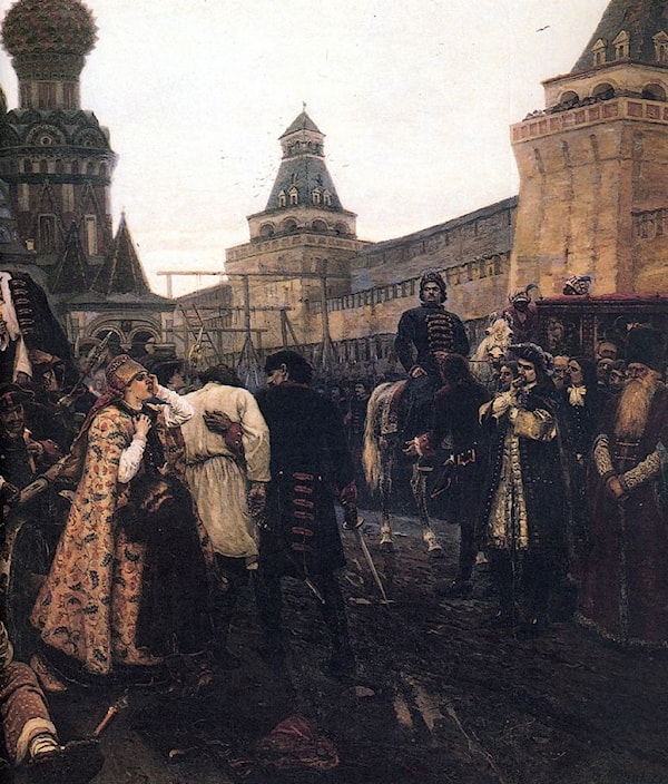The Morning of the Streltsy's Execution by Vasily Surikov - 5 images ...