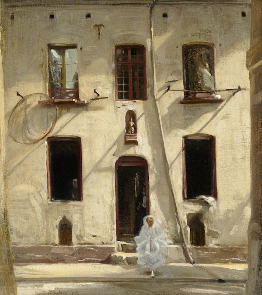 The First Communion by William Nicholson - Art Renewal Center