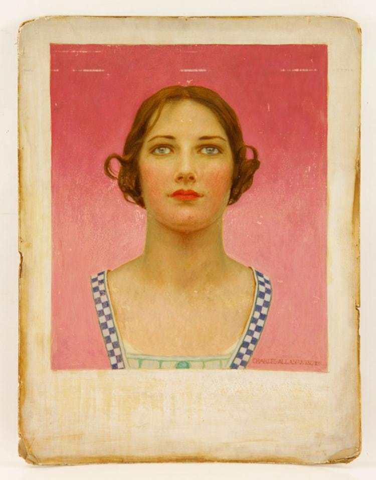 Portrait of Woman by Charles Allen Winter - Art Renewal Center