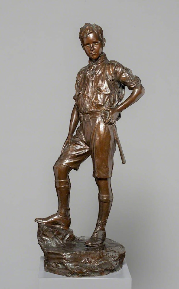 Y Bachgen o Sgowt by Sir William Goscombe John - Art Renewal Center