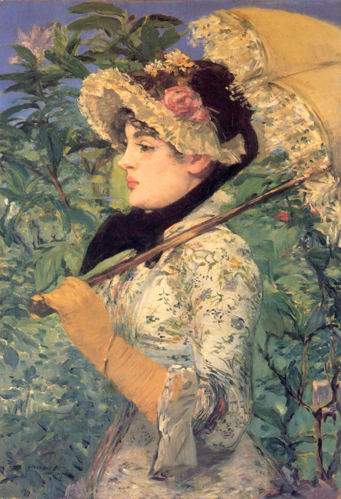 Spring by Edouard Manet - Art Renewal Center
