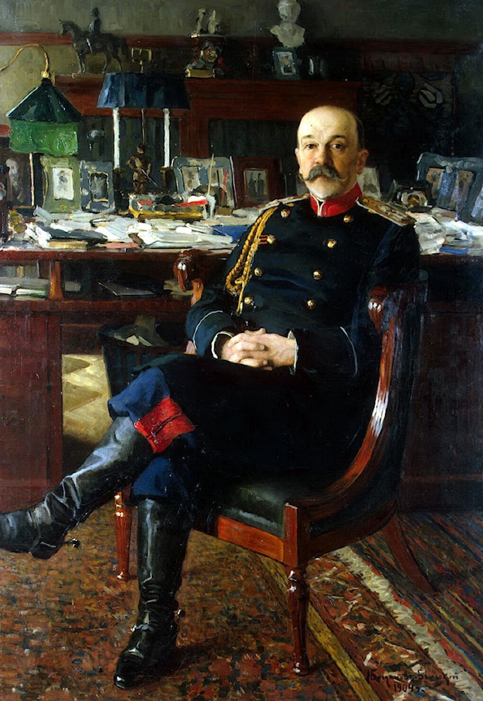 Portrait of Adjutant-General Hesse by Nikolay Petrovich Bogdanov-Belsky ...