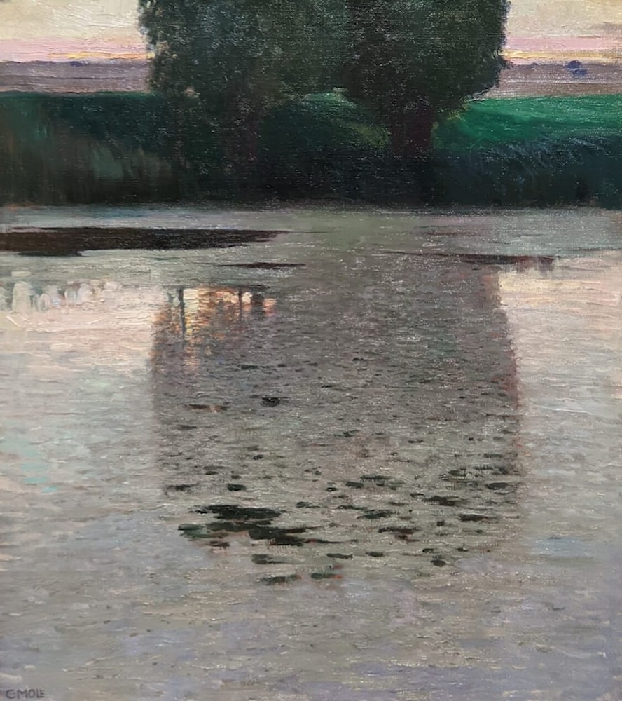 Twilight by Carl Moll - Art Renewal Center