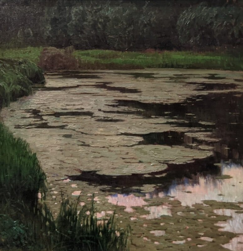 Forest Pond with Waterlilies by Carl Moll - Art Renewal Center