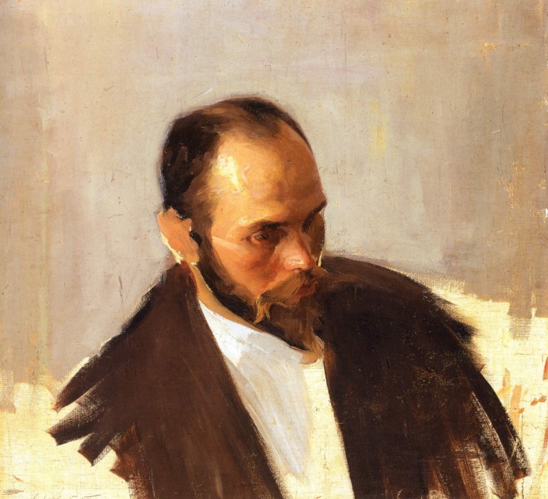 Man with his head bowed by Alexander Murashko - Art Renewal Center