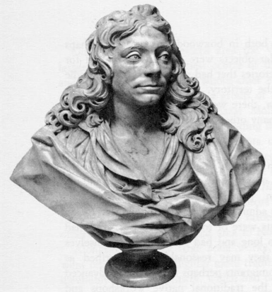 Bust of Sir Christopher Wren by Edward Pearce - Art Renewal Center