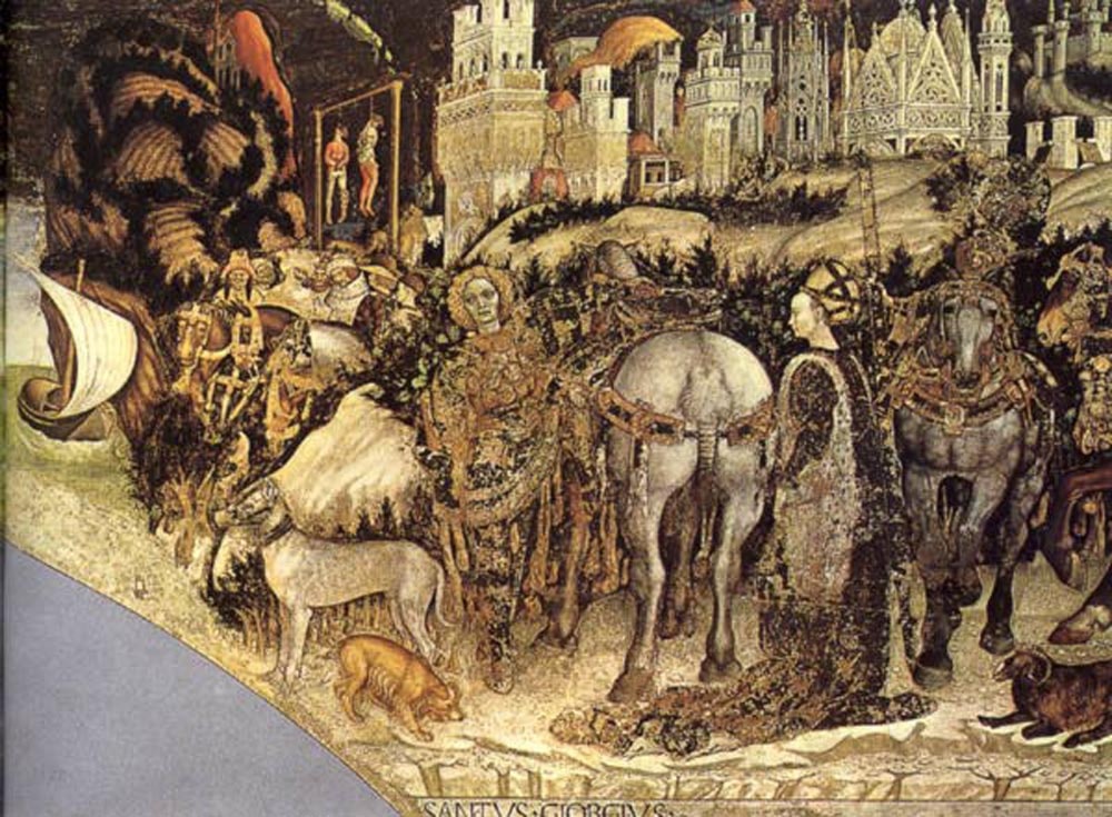 Saint George and the Princess of Trebizond by Antonio Pisanello - Art ...