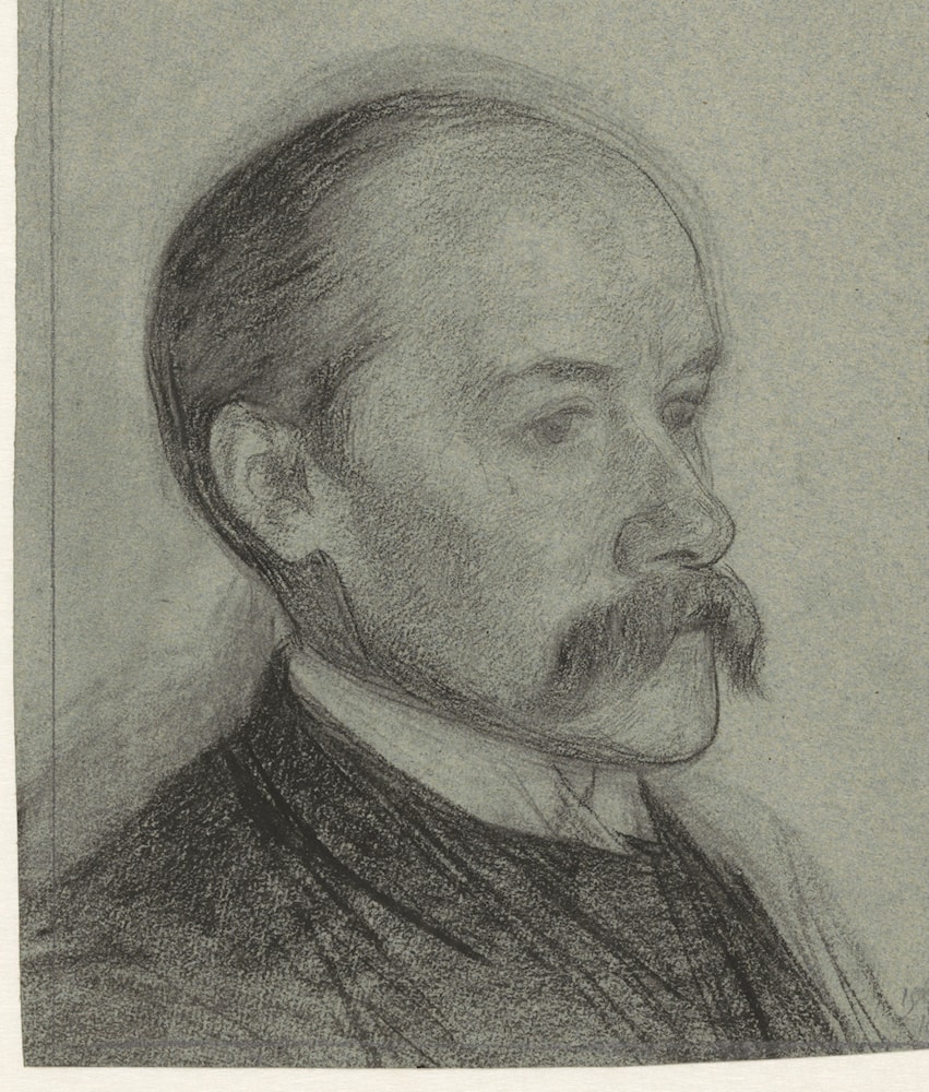 Portret van J.C. van Marken by Jan Veth - Art Renewal Center