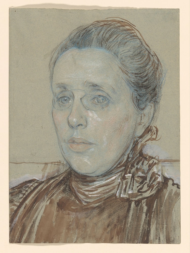 Portret van mevrouw Tutein Nolthenius-Tutein Nolthenius by Jan Veth ...