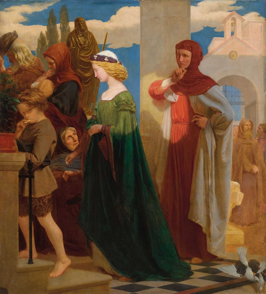 Petrarch's First Sight of Laura by Cave Thomas - 3 images - Art Renewal ...