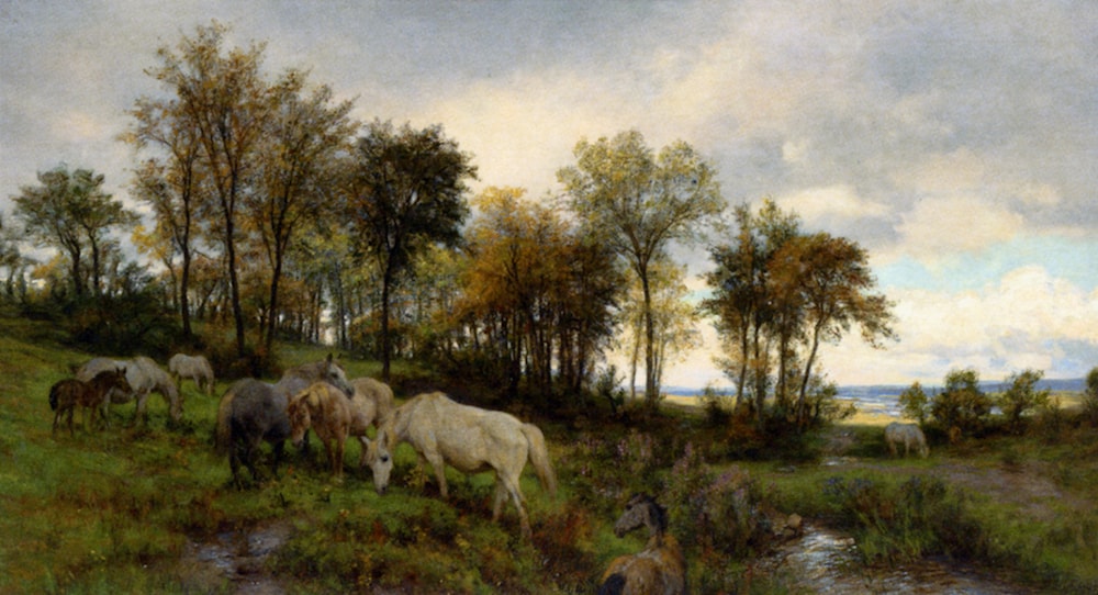 The Waning Year by Henry William Banks Davis - Art Renewal Center