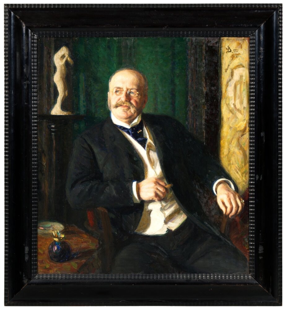 Julius Caspar, Merchant by Richard Bergh - 2 images - Art Renewal Center