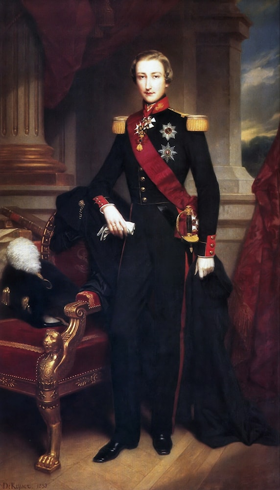 Portrait of the Future King Leopold Ii, King of the Belgians by Nicaise ...
