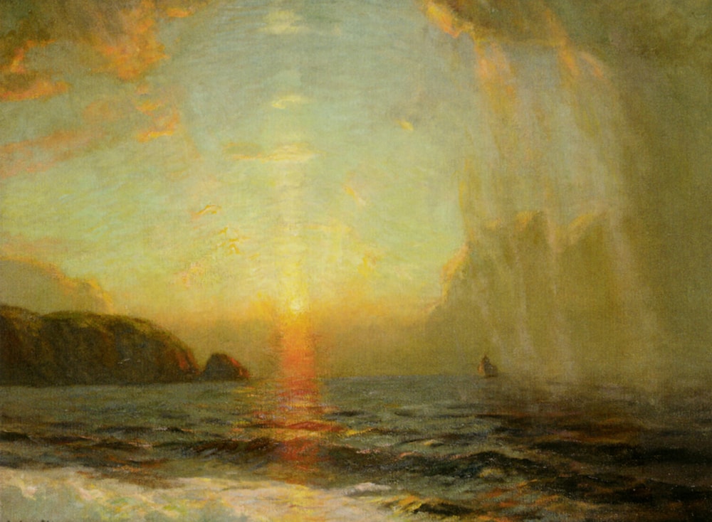 Sunset by Albert Julius Olsson - Art Renewal Center