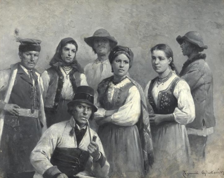 Krakow and Goral folk costumes in Lesser Poland by Zygmunt Ajdukiewicz ...