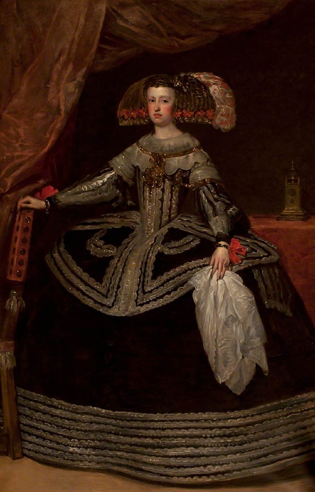 Doña Mariana of Austria (1634–1696) (after Diego Velázquez) by Edwin ...