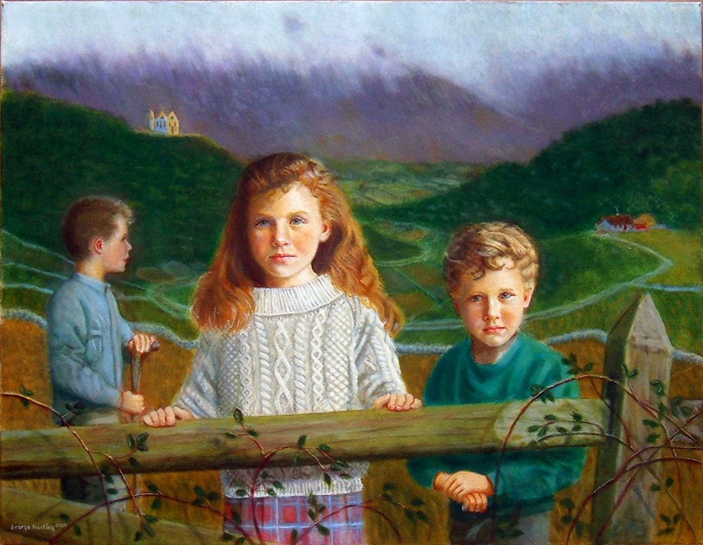 Children Of a Troubled Land by George Hartley - Art Renewal Center