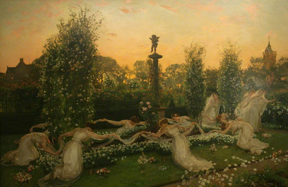 Midsummer's Eve: A Reverence to Roses by John Henry Lorimer - Art ...