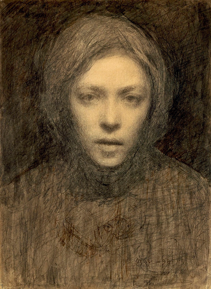 Self-Portrait by Ellen Thesleff - Art Renewal Center