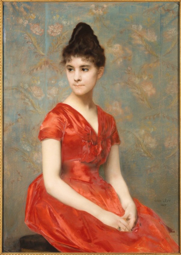 Portrait de Marie de Heredia by Emile Levy - Art Renewal Center