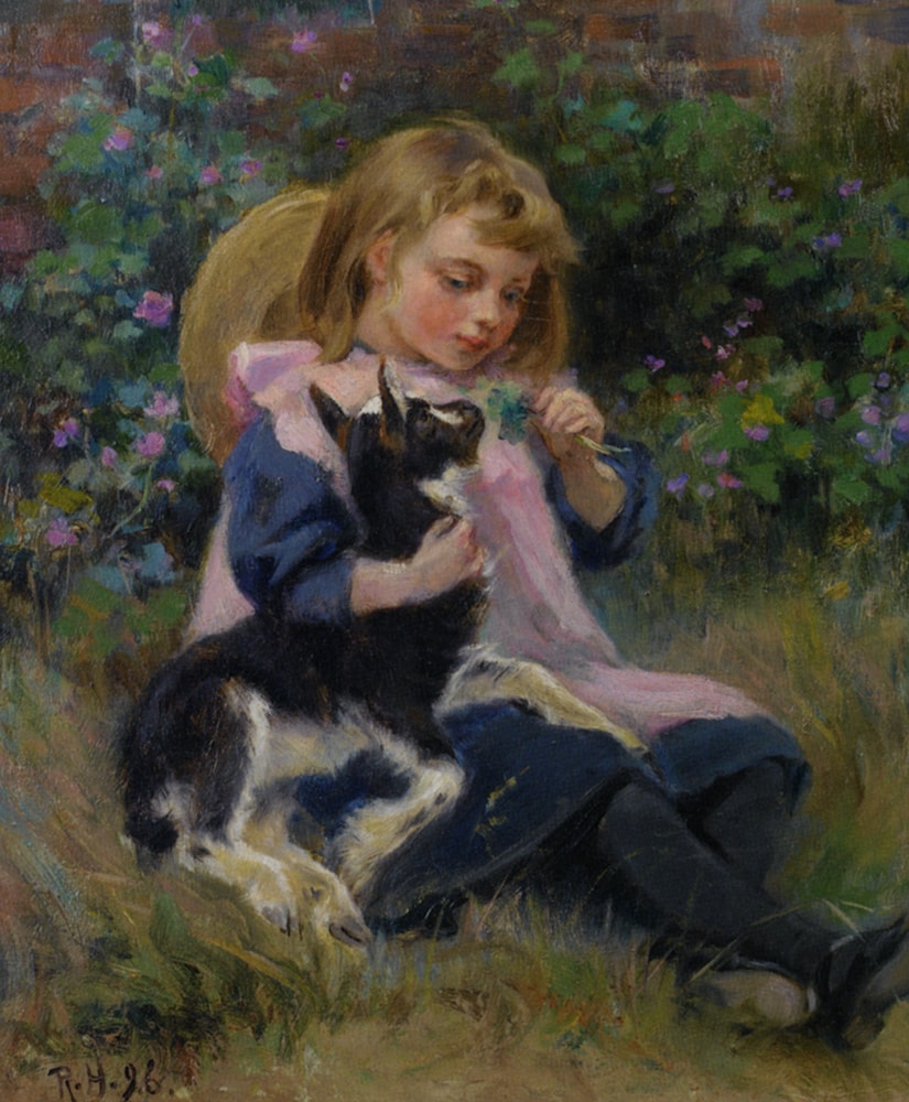 Friends by Ralph Hedley - Art Renewal Center