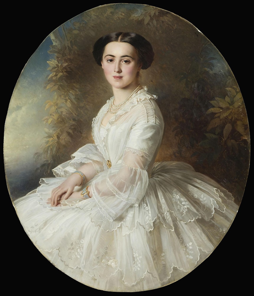 Portrait of Grand Duchess Olga Feodorovna by Richard Lauchert - Art ...