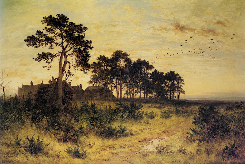 Silent Evening Hour by Benjamin Williams Leader - Art Renewal Center