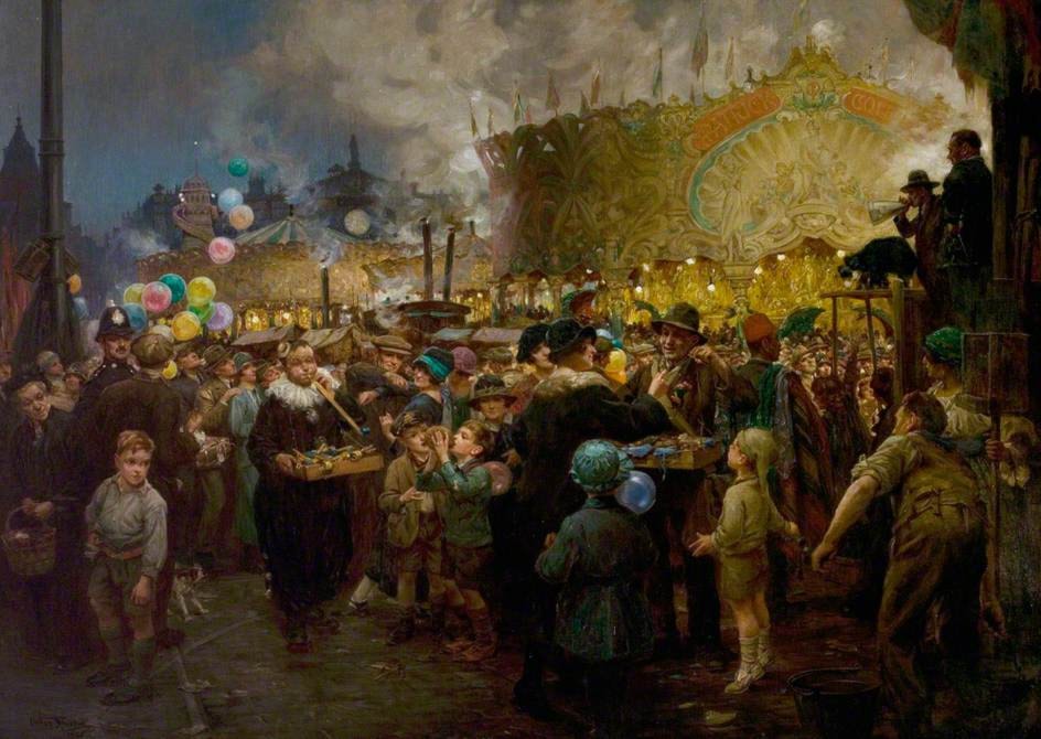 The Goose Fair, Nottingham by Arthur Spooner - Art Renewal Center
