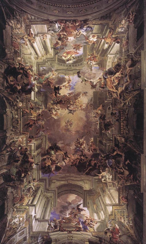 The Apotheose of S. Ignazio by Andrea Pozzo - Art Renewal Center